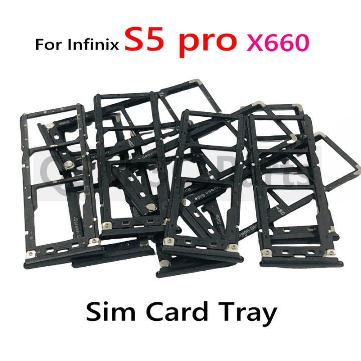 สำหรับ Infinix S5 Pro อะไหล่ตัวยึดซิมและการ์ด SD ถาดใส่ซิม X660 ...