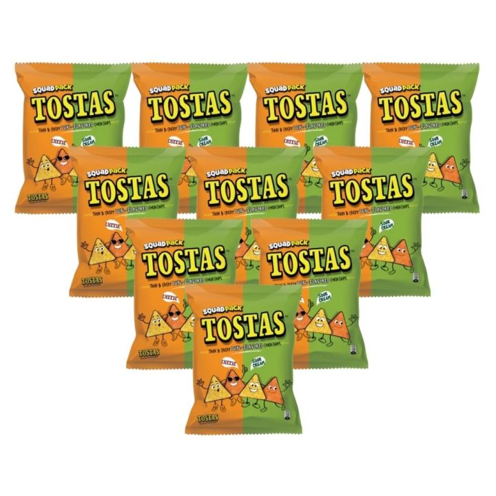 Tostas Cheese & Sour Cream 48G -Pack of 10 | Lazada PH
