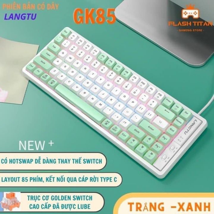 Bàn phím cơ HOTSWAP LANGTU GK85 Có Dây | Lazada.vn