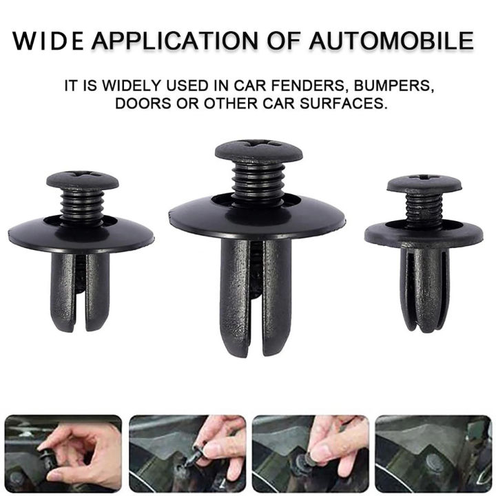 EVC.PH 20Set 6mm 8mm Car Fender Bumper Engine Dust Cover Clip Plastic ...