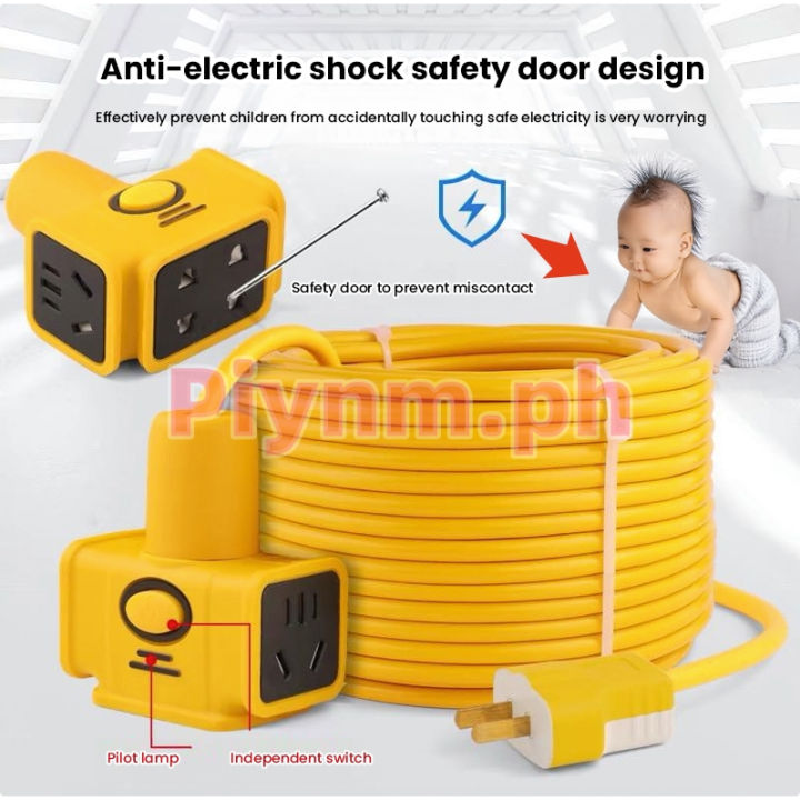 Extra-long Plug-in Strip Electric Vehicle Charging Extension Cord ...