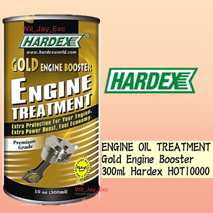 HARDEX HOT10000 300ML PETROL ENGINE OIL TREATMENT GOLD ENGINE BOOSTER ...