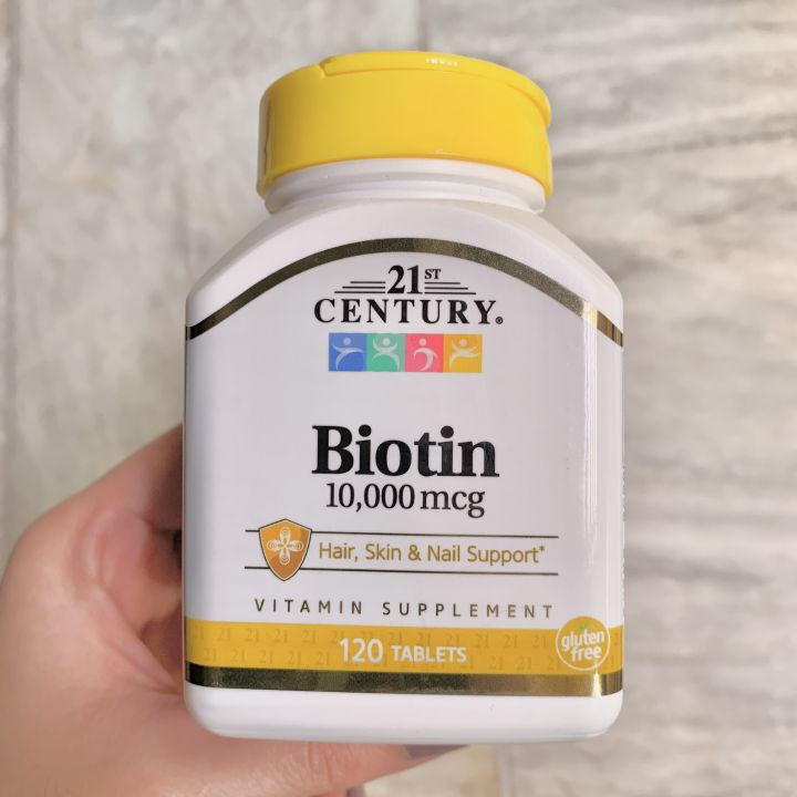 21st Century Biotin 10,000 mcg 10000mcg 120 tablets | Lazada PH
