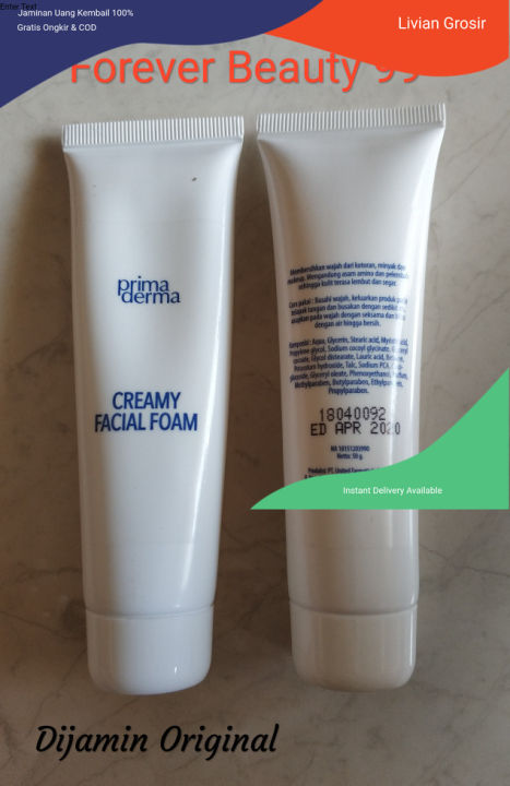 lg Primaderma Creamy Facial Foam - sabun wajah prima derma | Lazada ...