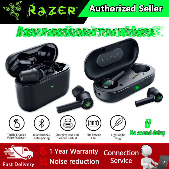Razer Hammerhead True Wireless Pro Earbuds Bluetooth 5.0 Automatic ...