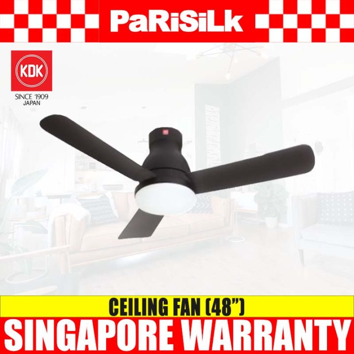 (Bulky)(FREE INSTALLATION) KDK U48FP 3-Blades Remote Control DC Ceiling ...