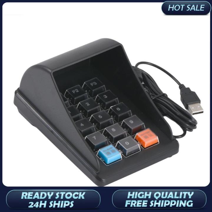 KEUMK-New A600 USB 15-Key Anti-Peep Password Keyboard with Beeping ...