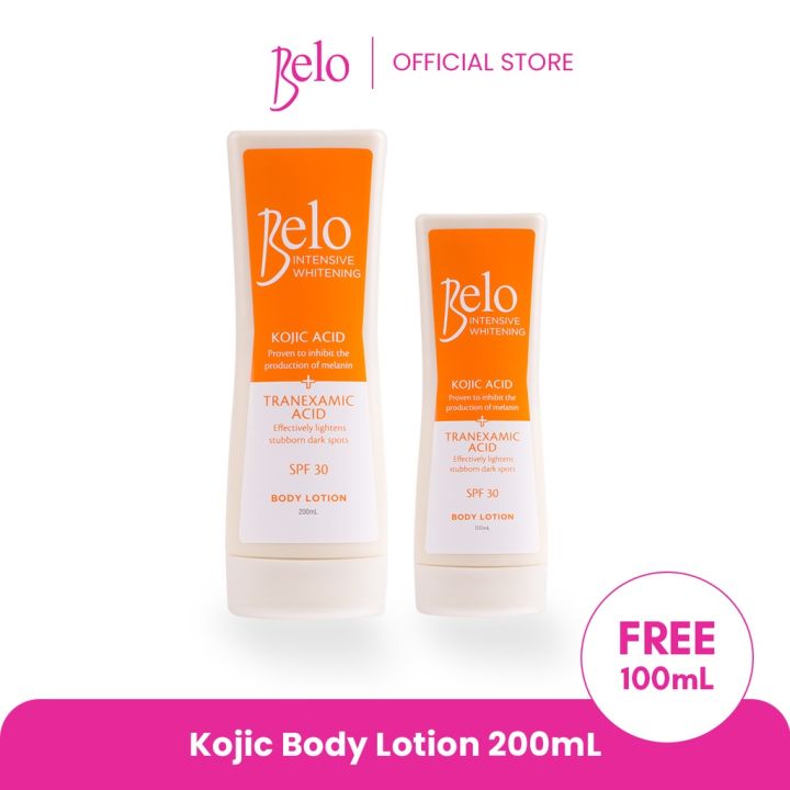 Belo Intensive Whitening Body Lotion 200mL + Free 100mL | Lazada PH