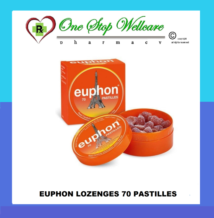 EUPHON LOZENGES 70 PASTILLES | Lazada