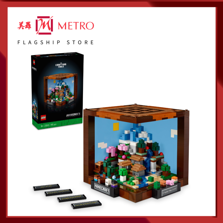 Lego Minecraft The Crafting Table 21265 | Lazada Singapore