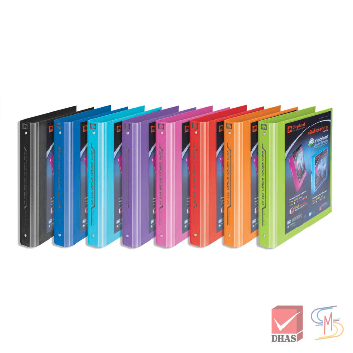 Elephant ตราช้าง แฟ้ม แฟ้มโชว์เอกสาร แฟ้มห่วง 3 ห่วง ขนาด A4 รุ่น 444A4 จำนวน 1 แฟ้ม | Lazada.co.th