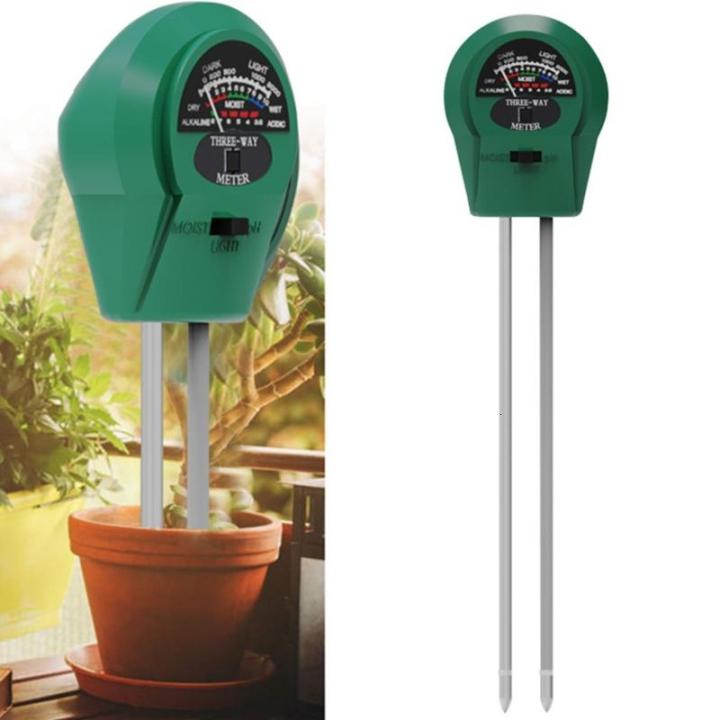 3 In 1 Portable Soil Meter Moisture Sunlight Intensity Monitors for ...