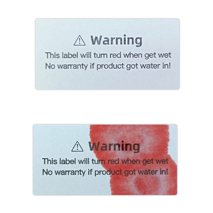 Water Sensitive Sticker,Device Potential Damage Indicator,Warranty Void ...
