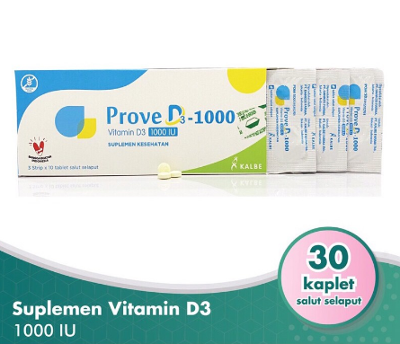 PROVE D3 1000IU per box isi 30 tablet Vitamin D3 1000IU | Lazada Indonesia