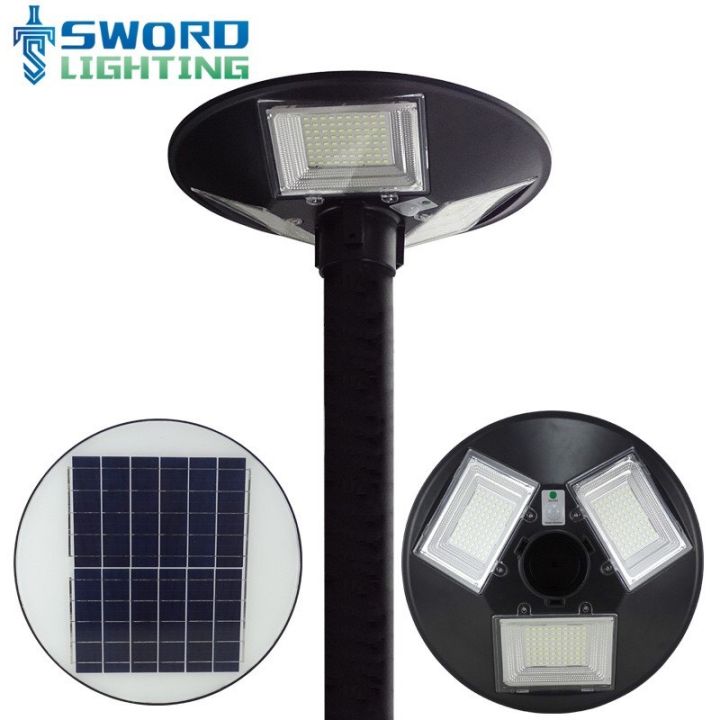 UFO-200000W-W แสงขาว ใหญ่สุด 55cmSolar Cell โคมไฟถนนโซล่าเซลล์ UFO Square Light ไฟถนนโซล่าเซลล์ ...