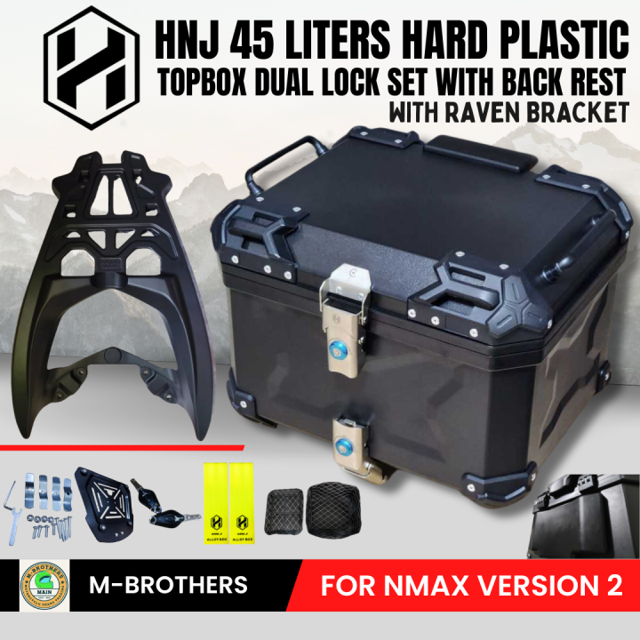 Set for NMAX V2 Version 2 Raven Bracket with Top Box Set 30/32/36/45 ...