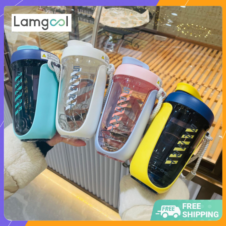 Ready stock 2022 590ML botol air viral tiktok murah Strawberry Life Portable water bottle korean ...