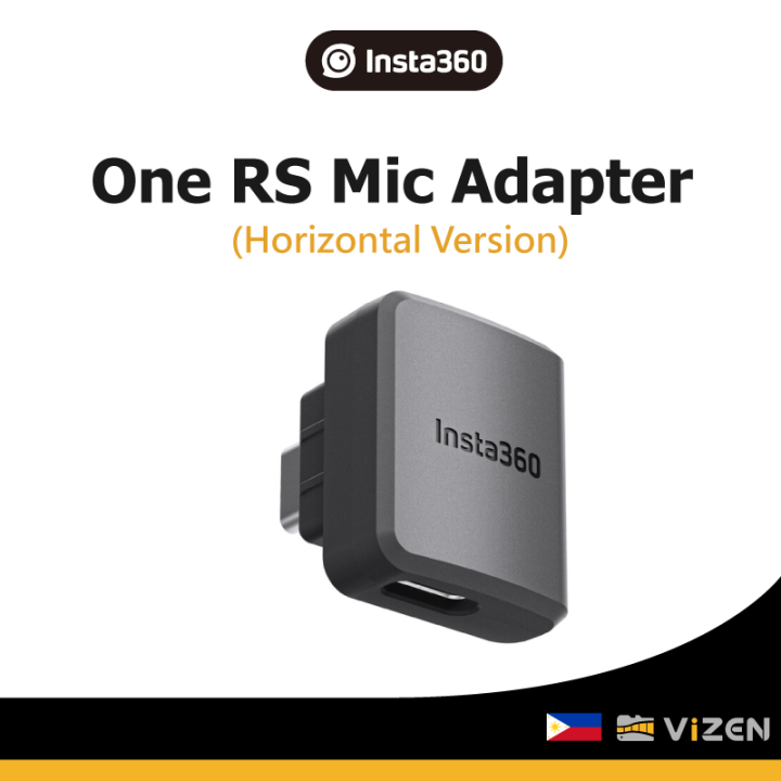 Insta360 One RS Mic Adapter (Horizontal Version) | Lazada PH