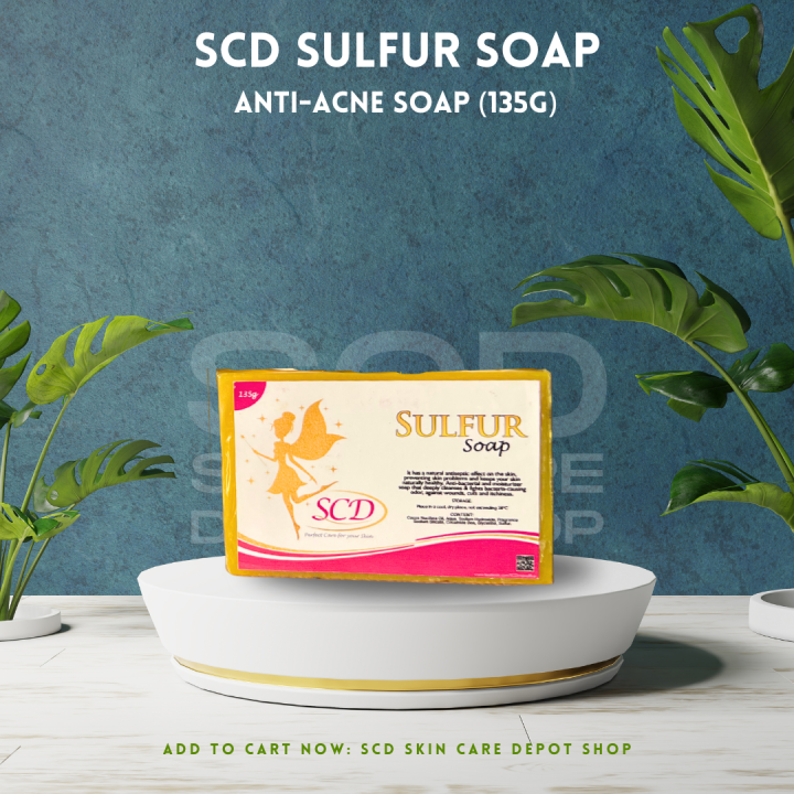 SCD Sulfur Soap w/ FREEBIES (Anti-Acne Soap) | Lazada PH