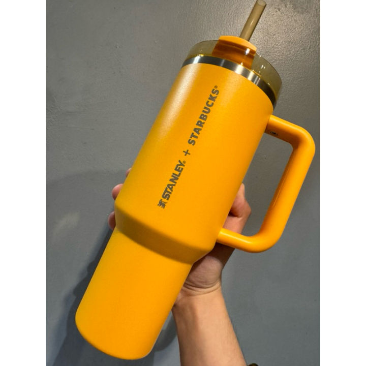 Starbucks 40oz Stanley Mustard Quencher Tumbler | Lazada PH