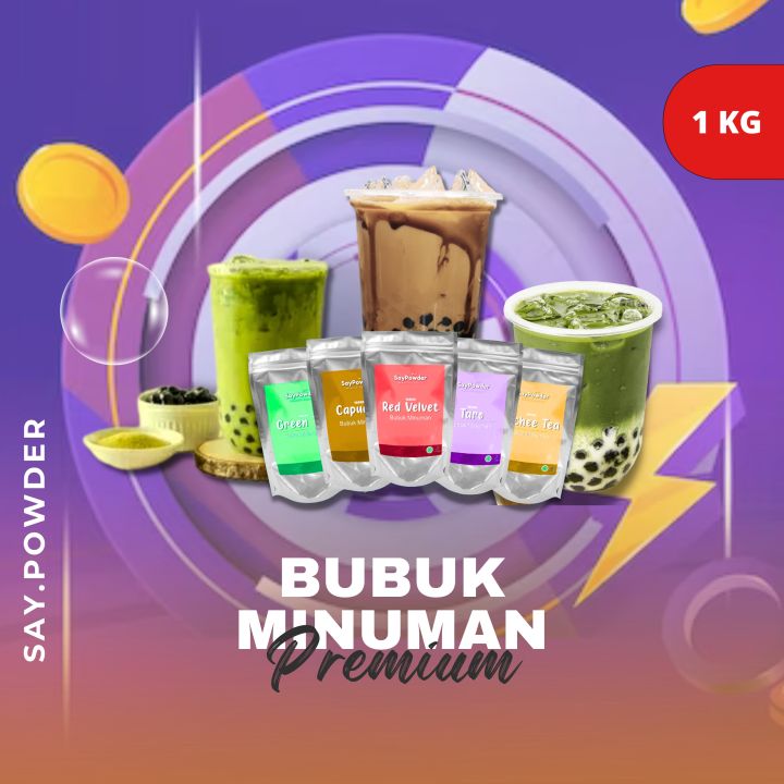Bubuk Minuman Rasa Premium 1000 Gram Aneka Rasa Serbuk Minuman Kekinian ...