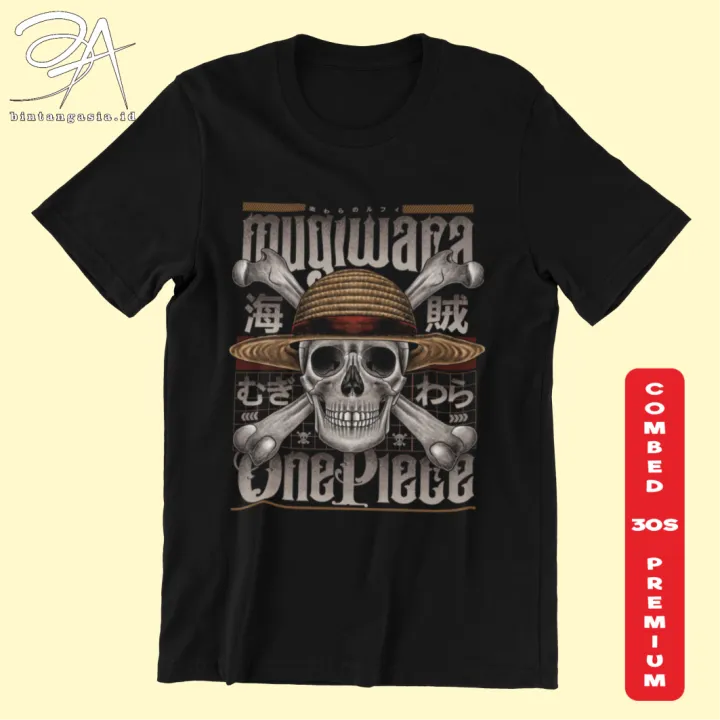BA182 Kaos Anime Onepiece Mugiwara Luffy One Piece | Lazada Indonesia