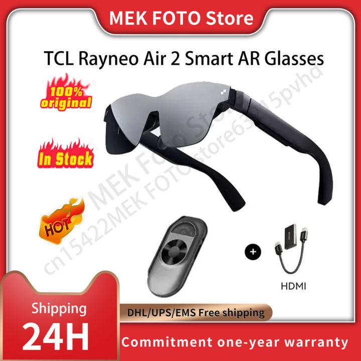 TCL Rayneo Air 2 Smart AR Glasses Giant Screen Viewing Glasses 120Hz ...
