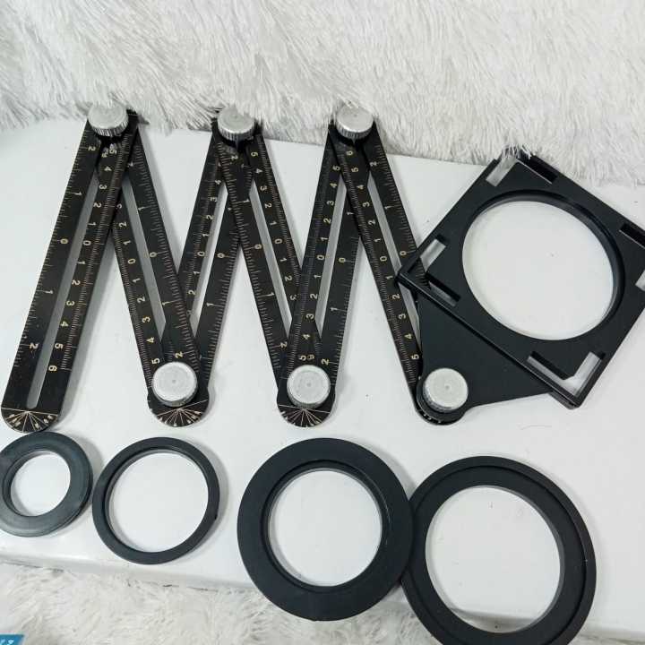 PENGGARIS LIPAT MULTIFUNGSI POLA KERAMIK 6 SUDUT BAHAN BESI BERKUALITAS ...