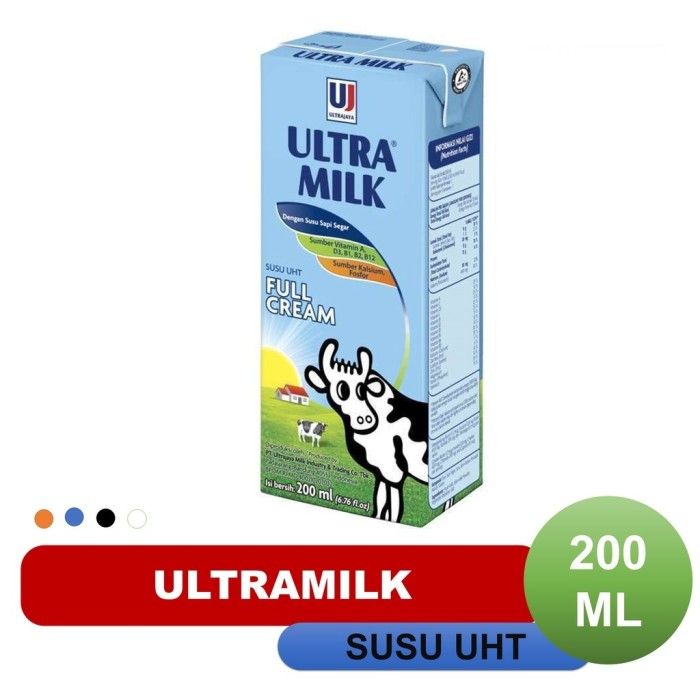 Ultra Milk Full Cream 200ml | Lazada Indonesia