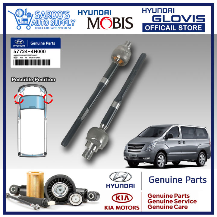 [Genuine] Rack End / Inner Ball Joint Set For Hyundai Grand Starex ...