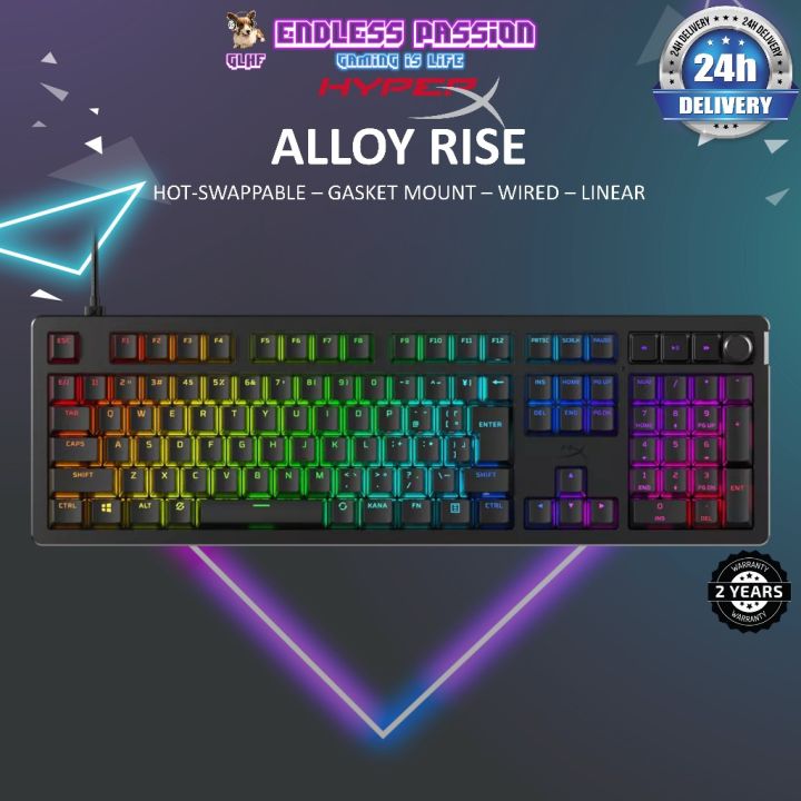 HyperX Alloy Rise – Hot-Swappable Mechanical Gaming Keyboard | Lazada ...