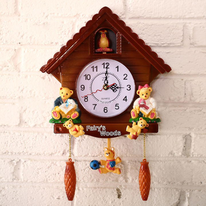 BOKALI 1PCS Cuckoo Clock Bird Time Bell Swing Alarm Watch Wall Home ...