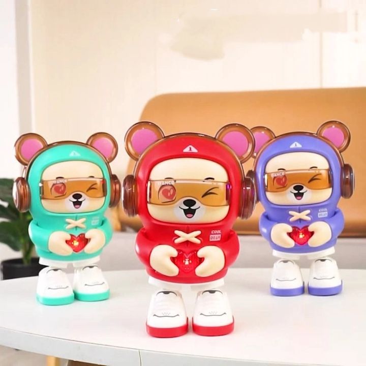 ROBERTADE Singing Dancing Flashing Dancing Animal Toy Educational Crawl ...