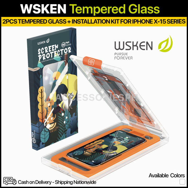 2x WSKEN HD/Privacy Tempered Glass for iPhone 16 15 14 13 12 11 X ... 2x WSKEN HD/Privacy Tempered Glass for iPhone 16 15 14 13 12 11 X ...