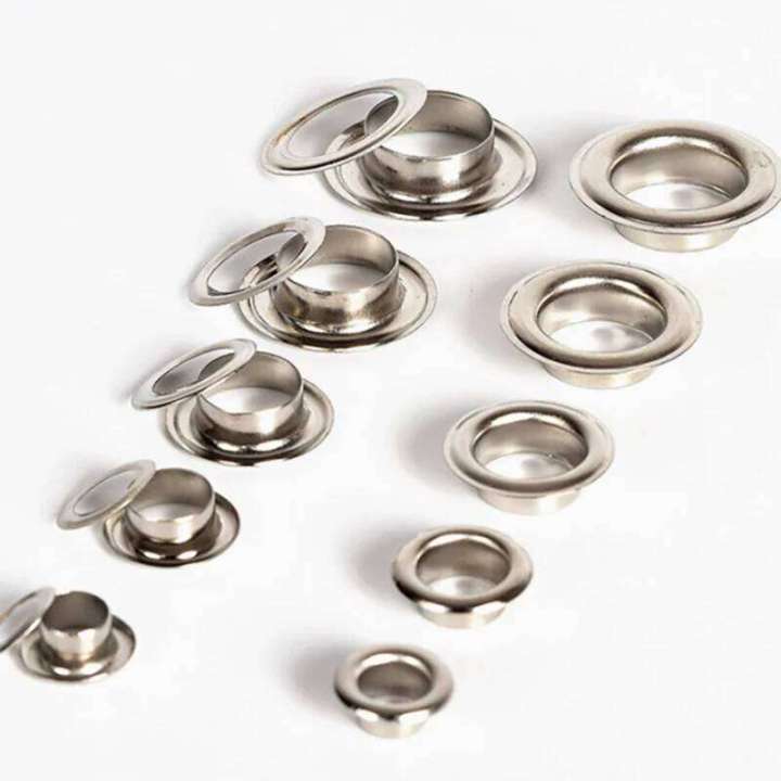 Metal Eyelets Grommets Washer for Leather Crafts Clothing Bags Repair ...