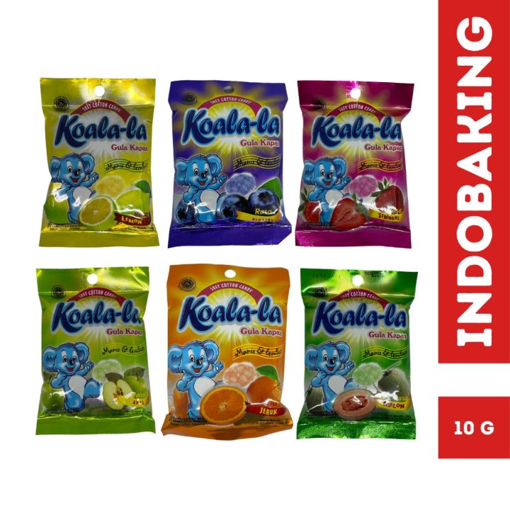 Koala La Koalala Soft Cotton Candy Permen Kapas Aneka Rasa 10g | Lazada ...