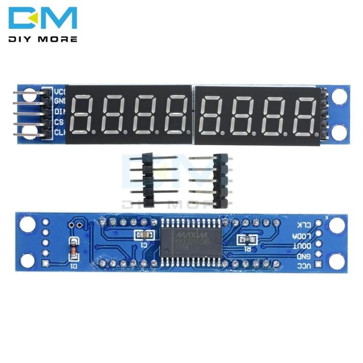 DIYMORE MAX7219 7 Segment LED Dot Matrix 8 Digit Digital Tube Display ...