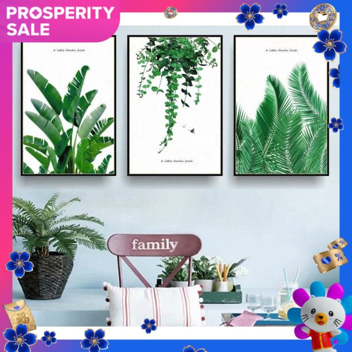 Canvas With Frame Hiasan Dinding Set Besar Wall art Big Scandinavian ...