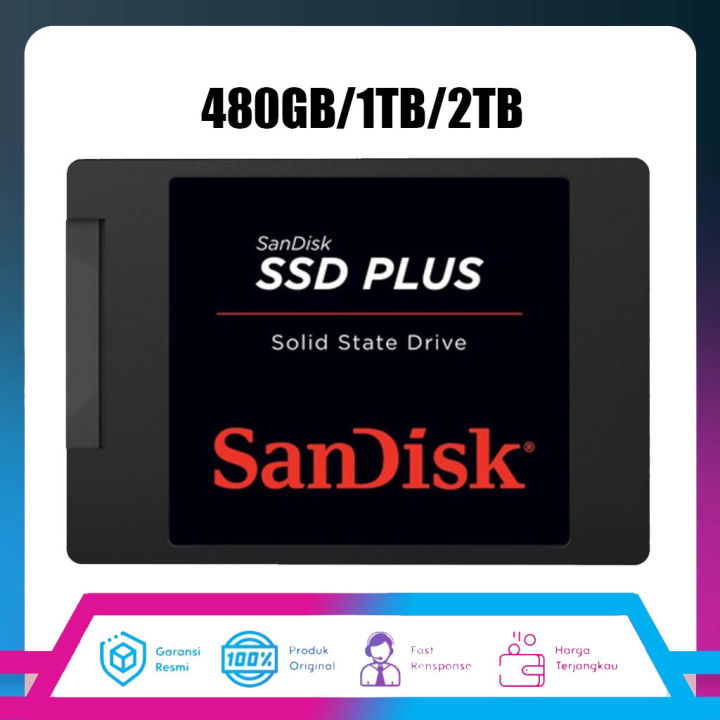 SanDisk SSD PLUS 2.5" 1TB SATA III Internal Solid State Drive (SSD) (SDSSDA-1T00-G27) | Lazada PH