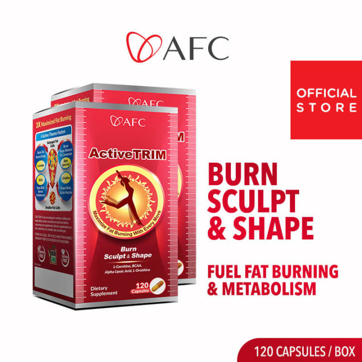 [2 Boxes] AFC ActiveTRIM • Slimming • Fat Burner • Weight Loss • Reduce ...