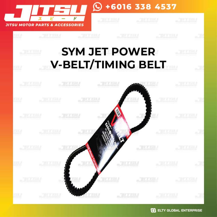 V-Belt SYM JETPOWER JET POWER Timing Belt VBelt V Belt Drive JITSU | Lazada