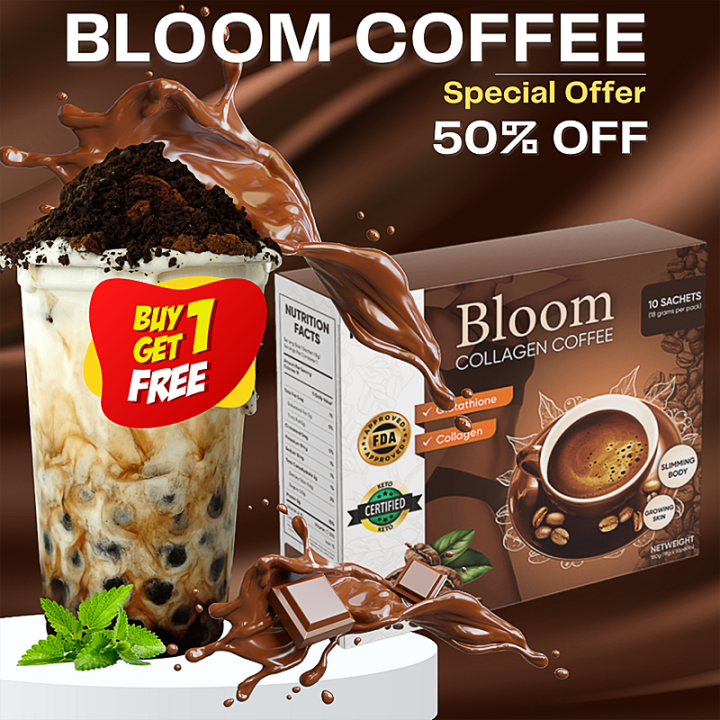 Nugen bloom collagen coffee original slimming coffee 100% Robusta ...