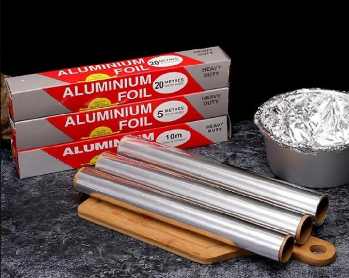 Cuộn Giấy Bạc Bọc Thực Phẩm Cao Cấp (dài 5m) - Giấy Bạc Aluminium Nướng ...