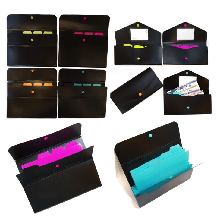 BLACK NEON EXPANDABLE ENVELOPE | Lazada PH
