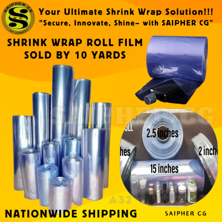 PREMIUM TUBE ROLL WRAP SHRINKABLE PLASTIC SEAL/ SHRINK WRAP FILM ...