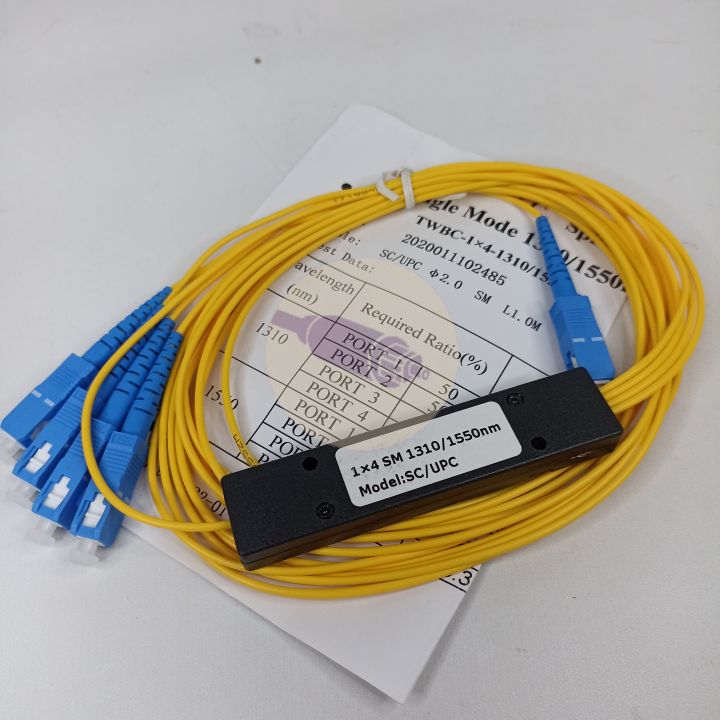 Splitter 1:4 Mini Modular SC-UPC | Fiber Optic | Lazada Indonesia