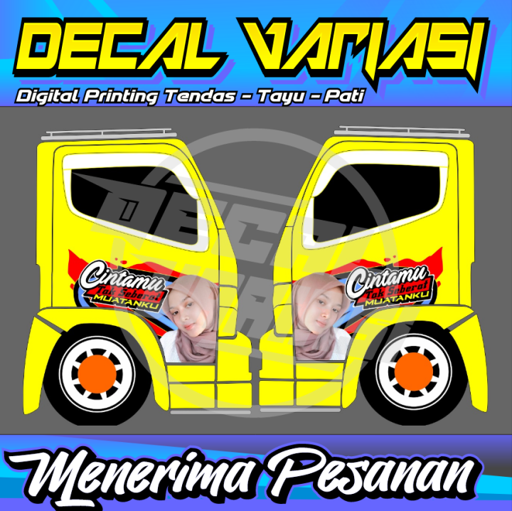 [Terbaru] Stiker Decal Pintu Samping Truk - Stiker Pintu - Stiker Truk ...