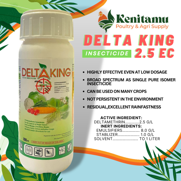 DELTA KING 2.5 SC 100ML INSECTICIDE FOR PLANT CARE AND CROPS/ FAST ...