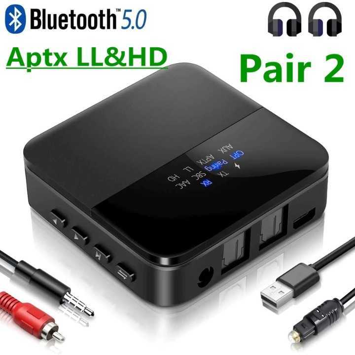 VIKEFON Audio Transmitter Receiver Bluetooth 5.0 SPDIF AUX - BT-B20 ...