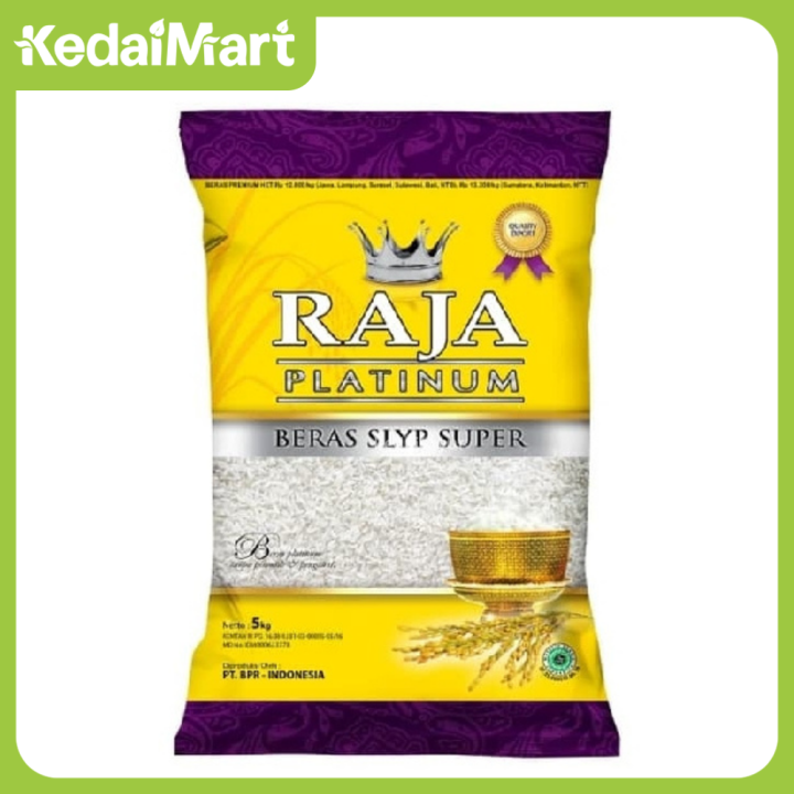 Beras Raja Platinum 5 Kg | Lazada Indonesia